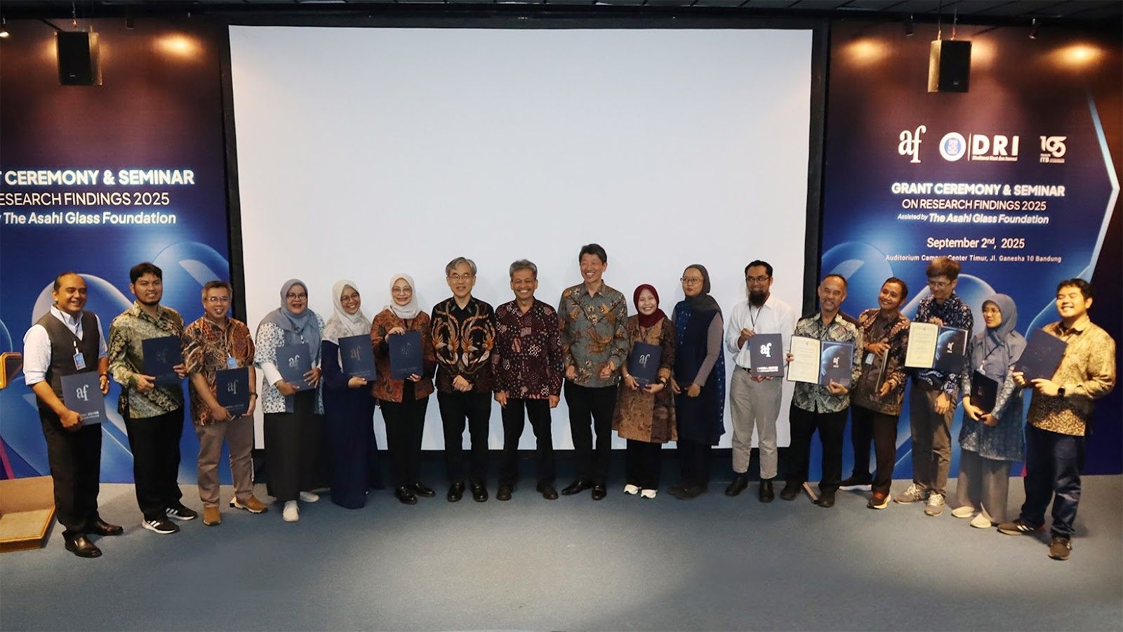 Grant Ceremony & Seminar on Research Findings 2025: ITB dan Asahi Glass Foundation Perkuat ...
